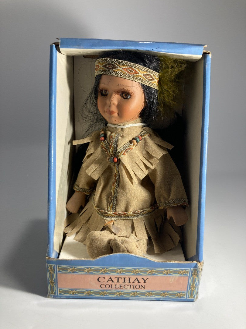 Cathay Collection Native American Collectable Porcelain Doll ...