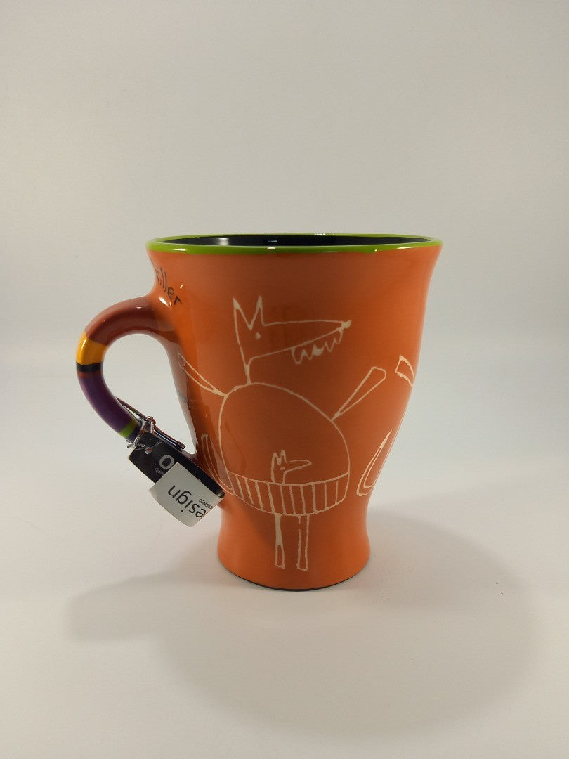 Omelette Design / Ava Goya Sydney Ceramic Mug – “Crazed Killer Kangaro ...